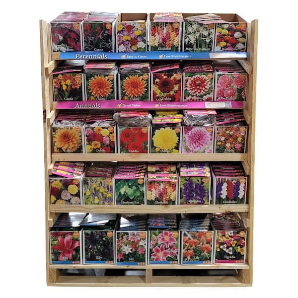 VAN ZYVERDEN N OPP Core Peren 5S Bulb Rack 06361 - The Home Depot