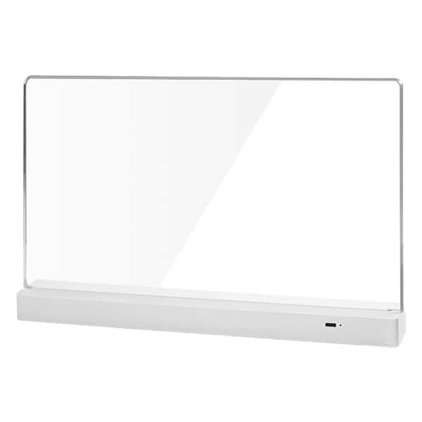 Rechargeable Acrylic LED Dry-Erase Board with 8-Light Colors ...