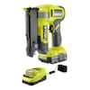 RYOBI ONE+ 18V Cordless Airstrike 23-Gauge Headless Pin Nailer Kit with ...