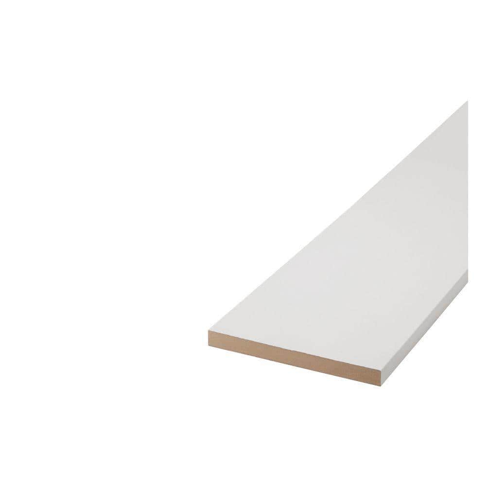 FINISHED ELEGANCE 1 in. x 8 in. x 96 in. MDF S4S Moulding MDF188FE ...