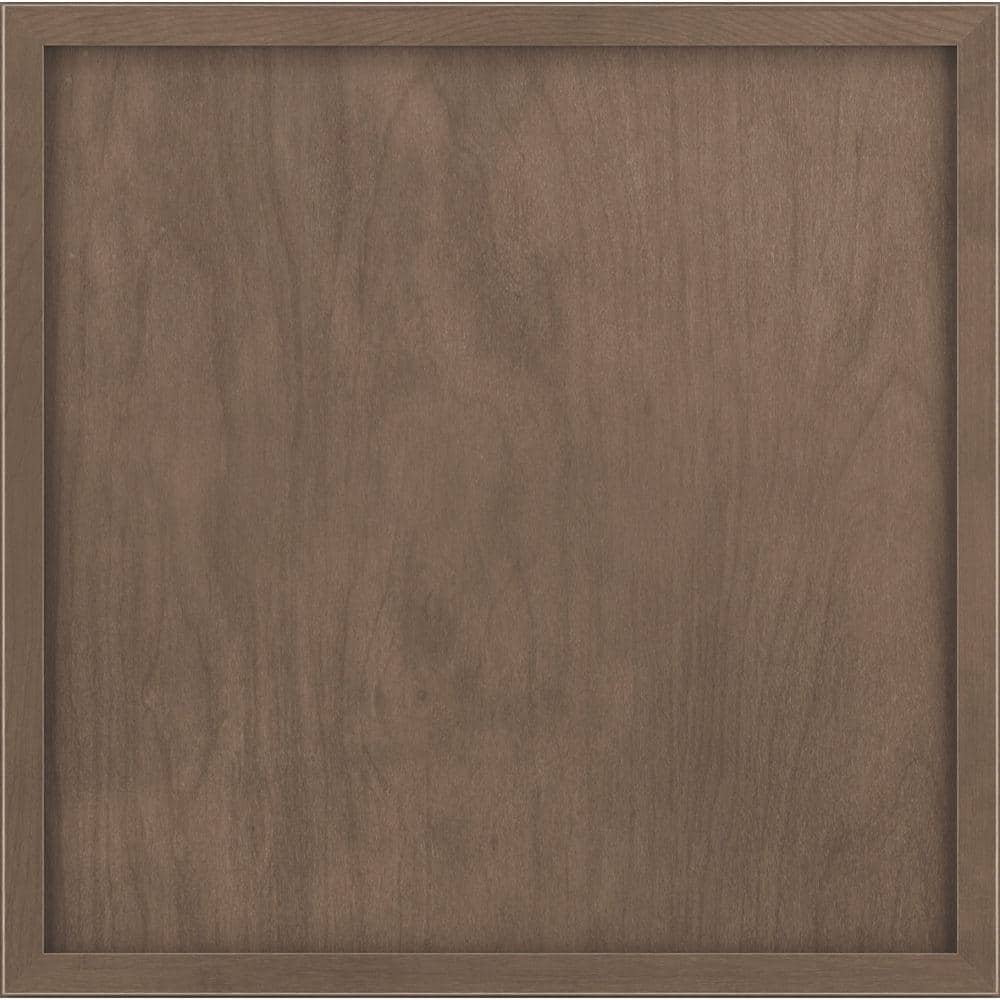 American Woodmark Remy 11 9/16 in. W x 3/4 in. D x 11 1/2 in. H in Maple Latte Cabinet Door ...
