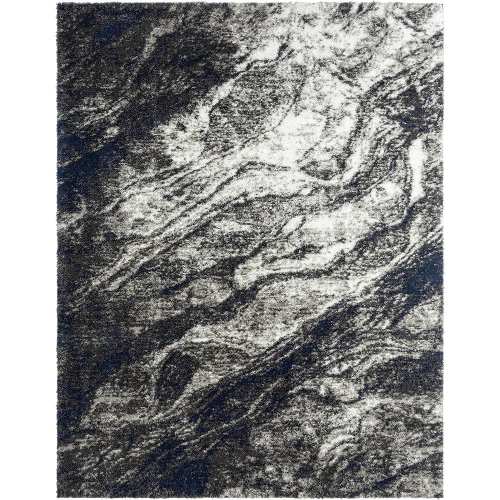 KALATY Zenith Multi-Colored 4 ft. 8 in. x 6 ft. 8 in. Onyx Abstract ...