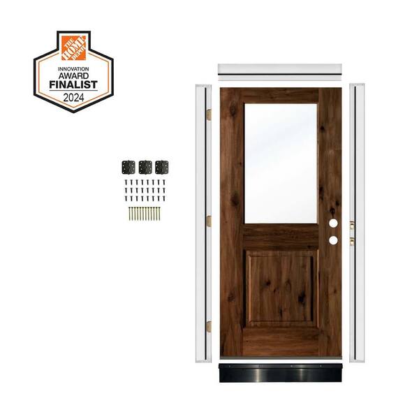 Krosswood Doors DIY RTA KIT 36in.x80in. Modern Farmhouse Left-Handed ...