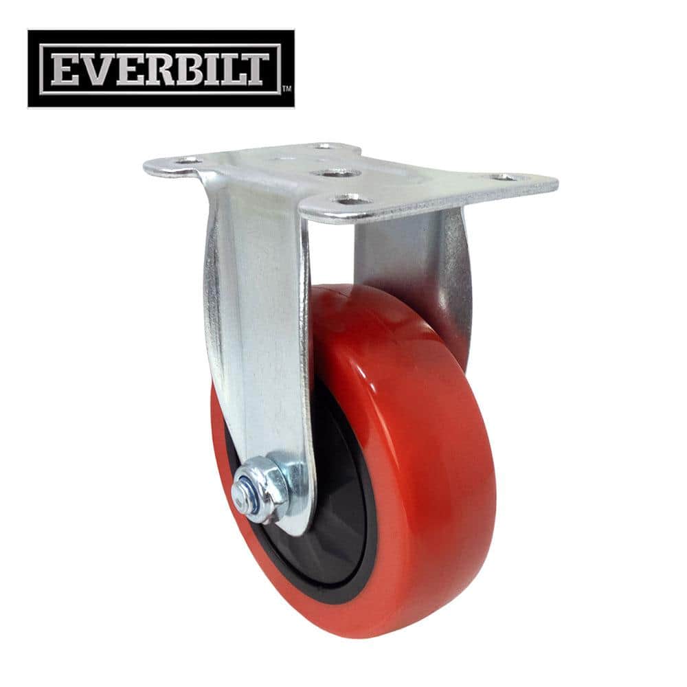 Reviews for Everbilt 4 in. Red Polyurethane and Steel Rigid Plate ...