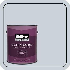 BEHR DYNASTY 8 oz. #N480-1 Light Drizzle Semi-Gloss Enamel Stain ...