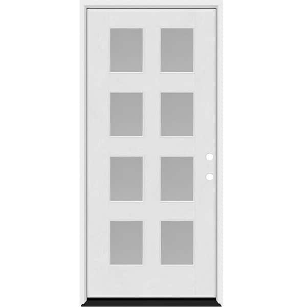 Steves & Sons Regency 42 in. x 80 in. 8L Modern Clear Glass LHIS ...