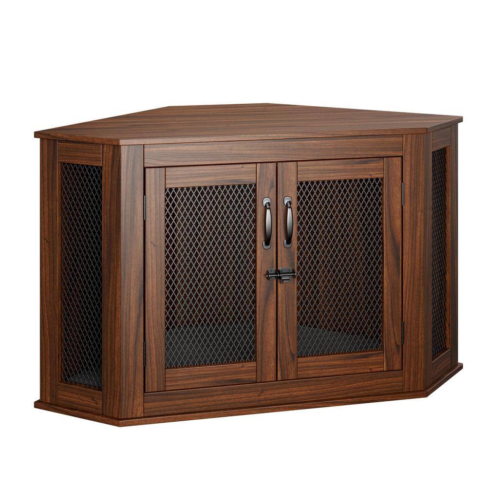FUFU&GAGA Furniture Corner Dog Crate, Medium Small Dog Kennel Indoor ...