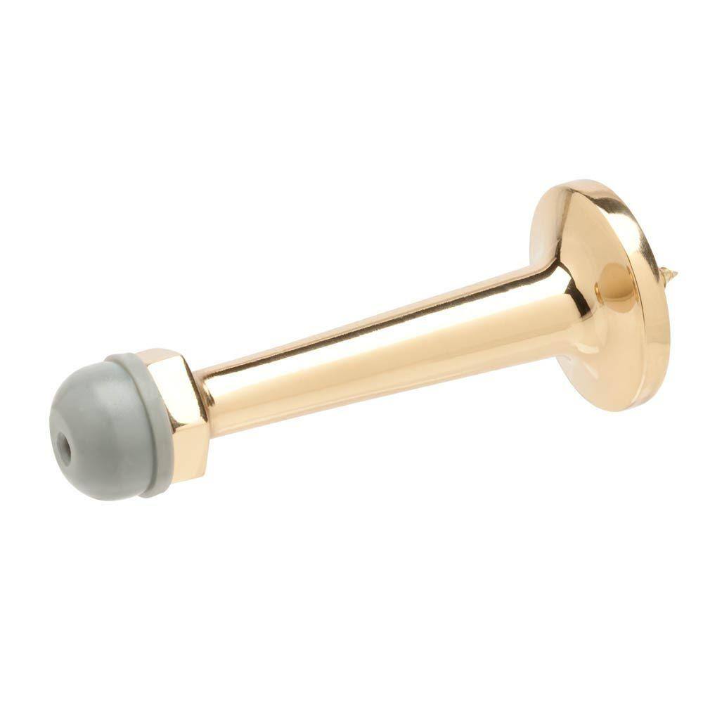 Everbilt Solid Brass Solid Door Stop 15651 - The Home Depot