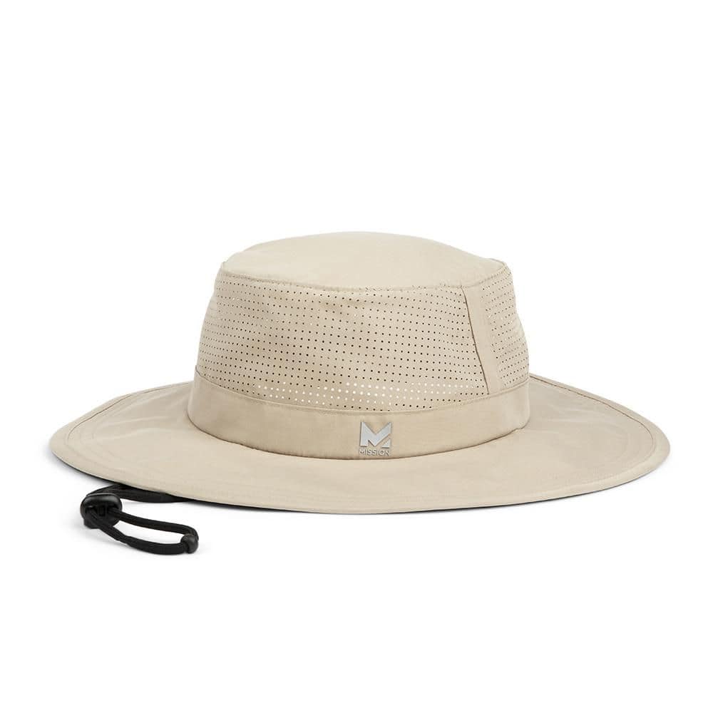 Mission Cooling Everywhere Polyester Hat-Khaki 111621B - The Home Depot