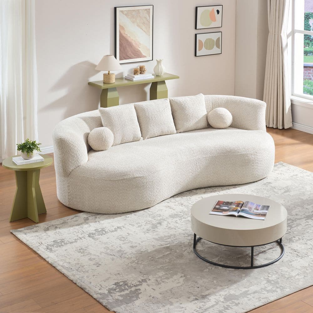 CHRISTOPHER KNIGHT HOME Yakez 89.25 in. W Armless Polyester Elegant ...