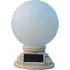 HomeBrite Solar 9-Light Solar White Outdoor LED Globe Entry Light with ...