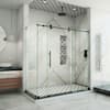 DreamLine Enigma-XO 56 3/8 - 60 3/8 in. W x 76 in. H Fully Frameless Sliding Shower Enclosure in ...