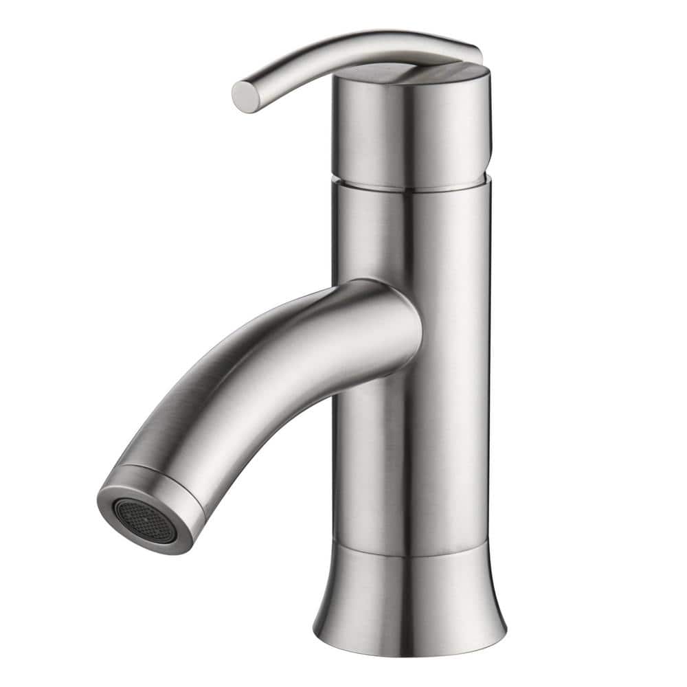 Ultra Faucets Kree Sweep Single-Handle Single Hole Bathroom Faucet Rust ...