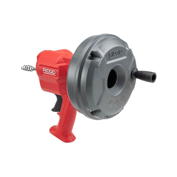 RIDGID EZ SPIN Drain Cleaning Snake Auger 80168 - The Home Depot