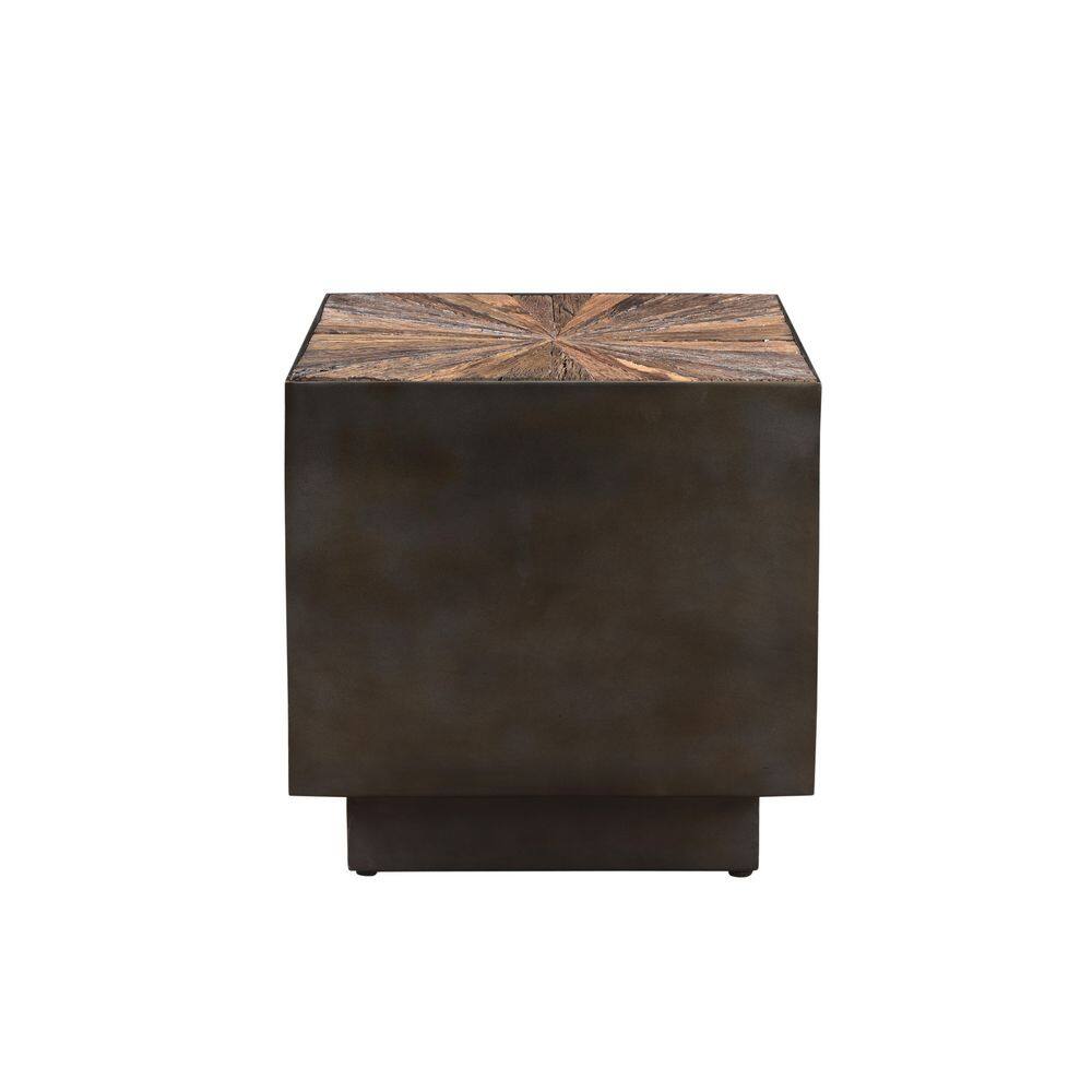 LR Home Modern Sunburst 20 in. L x 20 in. W x 20 in. H Brown H and made ...