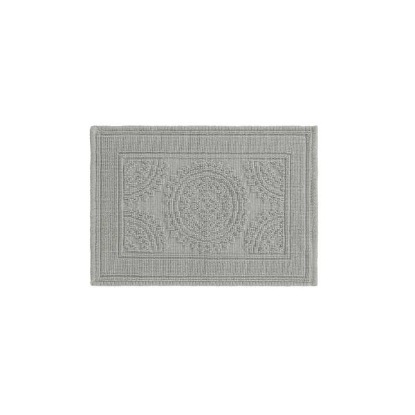 Jean Pierre Cotton Stonewash Medallion 17 in. x 24 in. Bath Rug in ...