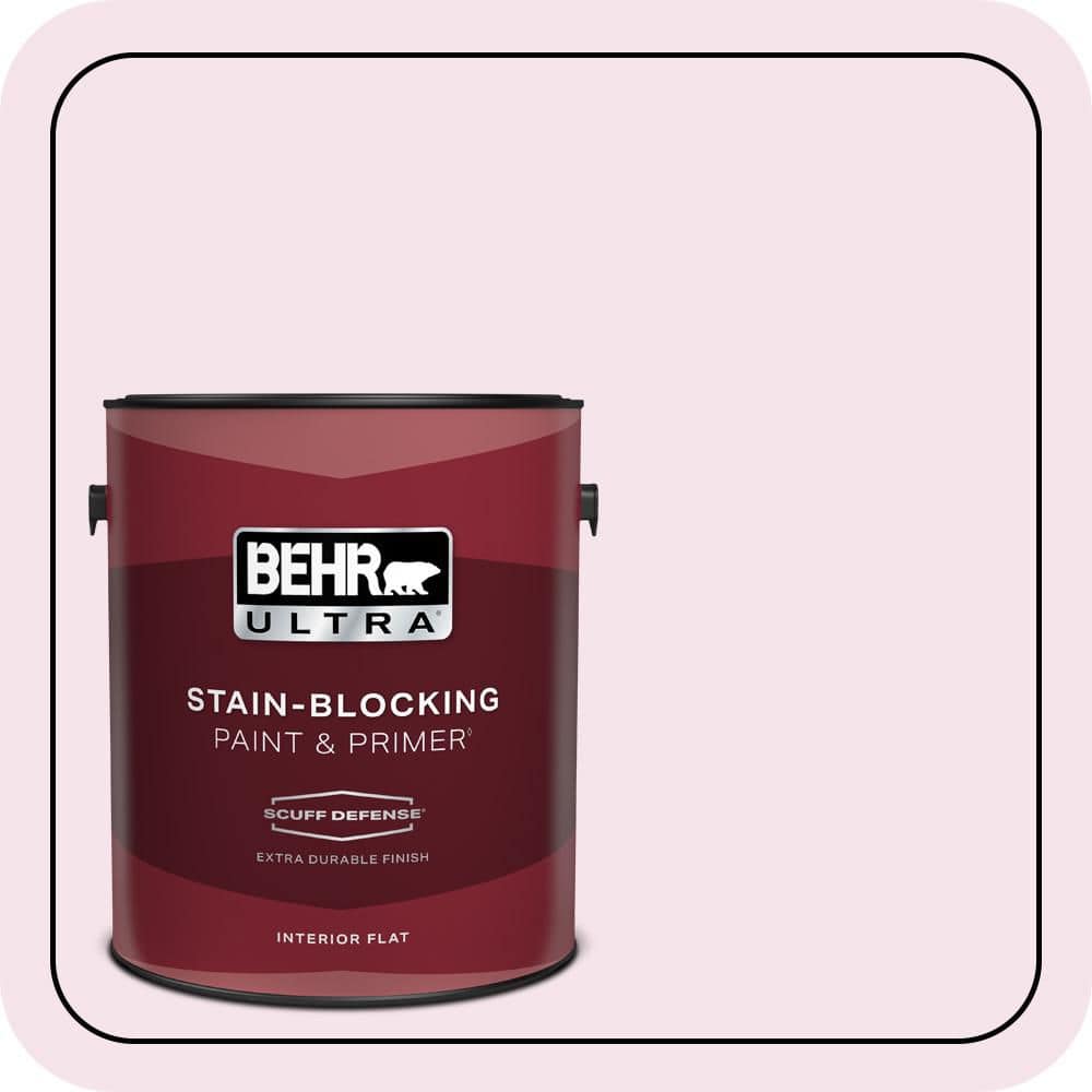 BEHR ULTRA 1 gal. #690A-1 Zephyr Extra Durable Flat Interior Paint ...