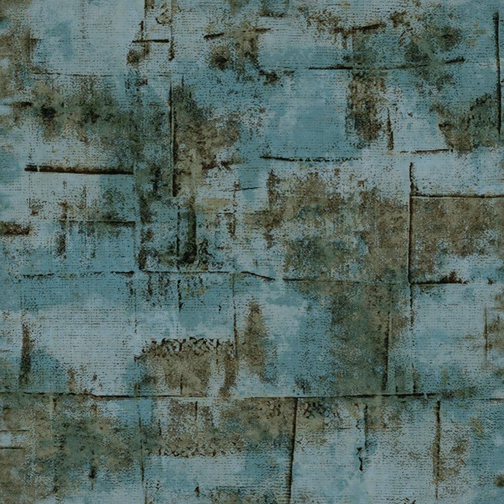 Blue/Grey Italian Textures 2-Block Texture Vinyl on Non-Woven Non ...