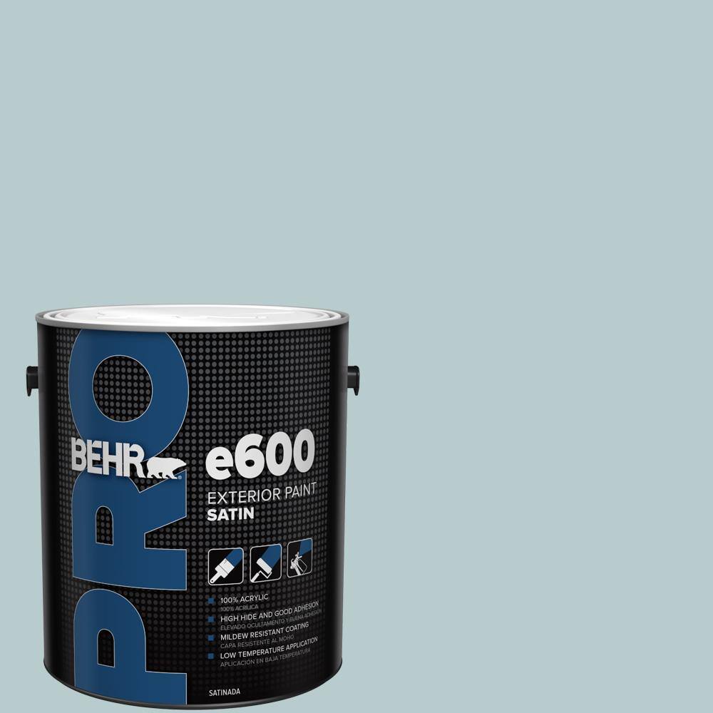 BEHR PRO 1 gal. #MQ3-54 Dayflower Satin Exterior Paint PR64001 - The ...