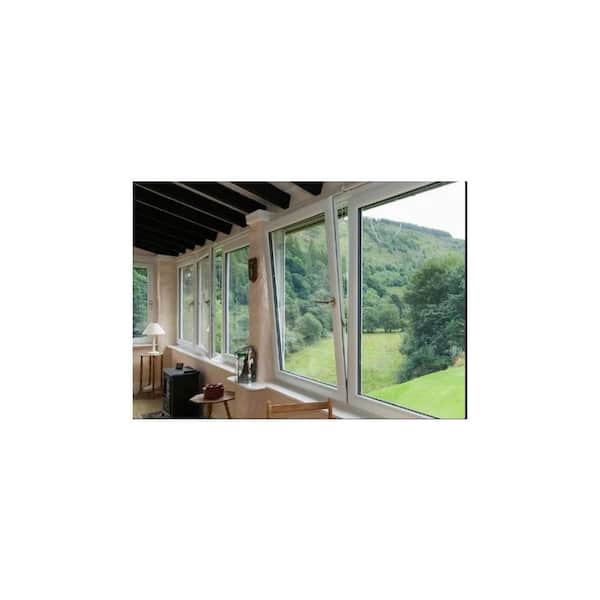 PX 72 x 60 in. Tilt & Turn 3-Pane-Low-EGlass Vinyl-Double Sash Window L ...
