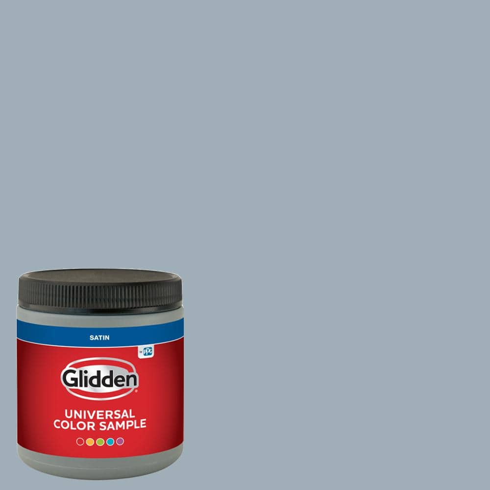 Glidden 8 oz. PPG1040-4 Set In Stone Satin Interior Paint Sample ...