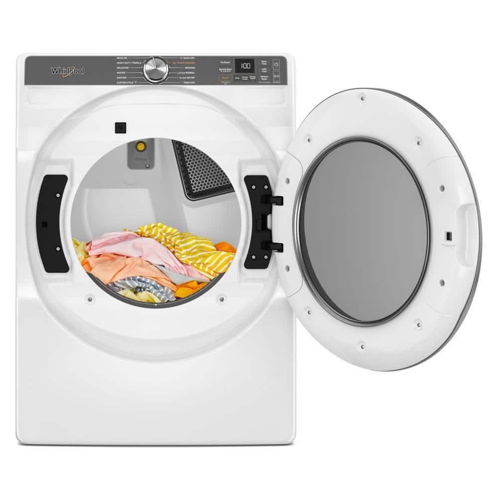 Whirlpool 7.4 cu. ft. vented Front Load Electric Dryer in White with ...