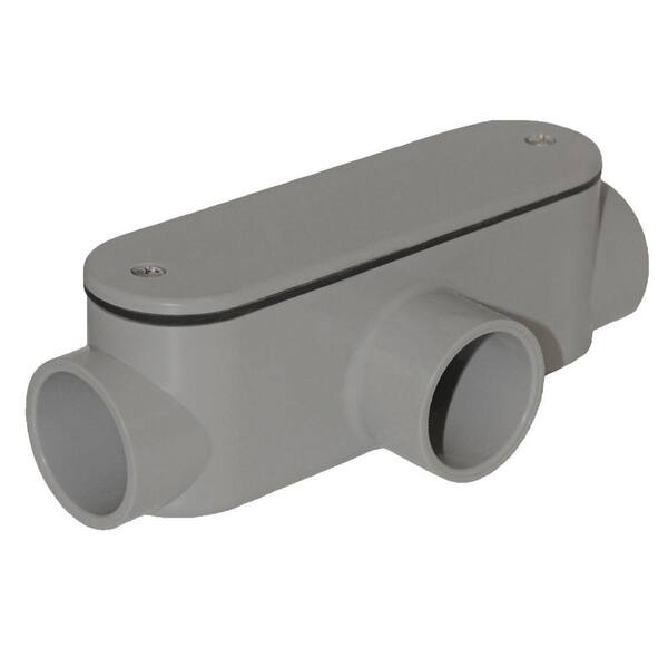 Commercial Electric 1 in. Type T Conduit Body CBT100-CE - The Home Depot