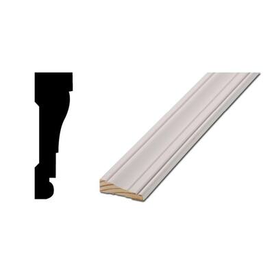 Woodgrain Millwork WM 356 11/16 in. x 2-1/4 in. x 84 in. Primed Finger ...