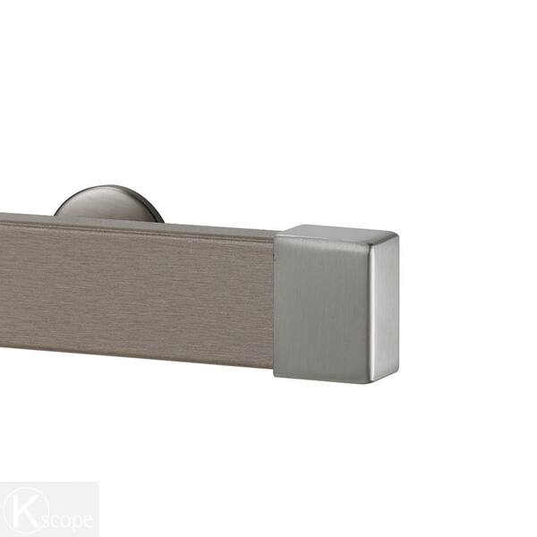 Art Decor Kontur Wood 96 in. Non-Adjustable Single Traverse Window ...