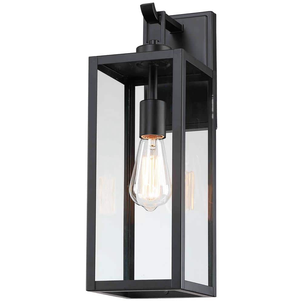 Pia Ricco 1-Light Black Exterior Waterproof Wall Sconce Outdoor Light ... Pia Ricco 1-Light Black Exterior Waterproof Wall Sconce Outdoor Light ...