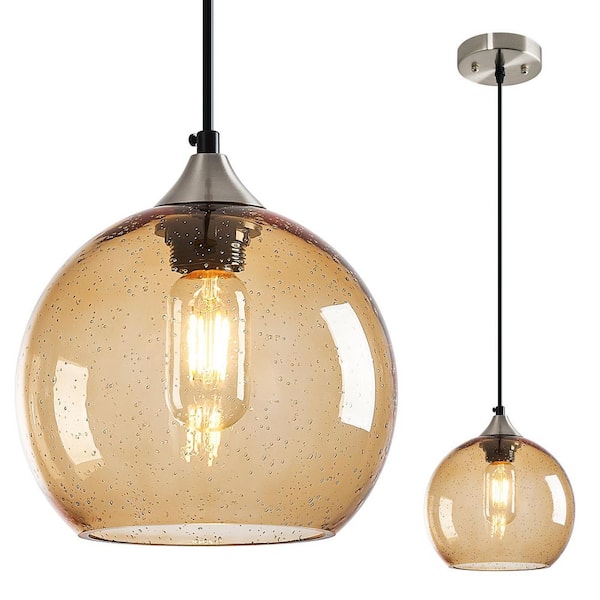 Reviews for EDISHINE 60-Watt 1 Light Smoke-Gray Adjustable Rods Medium ...
