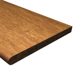 CALI BAMBOO Bordeaux 1-1/16 in. T x 11-13/16 in. W x 48 in. L Solid ...