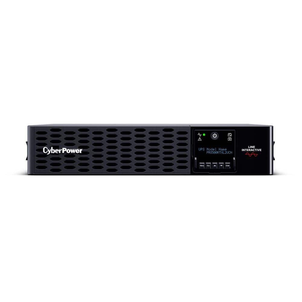 CyberPower 1500VA/1500W, 120-Volt, Line Interactive, Sine Wave, 2U Rack ...