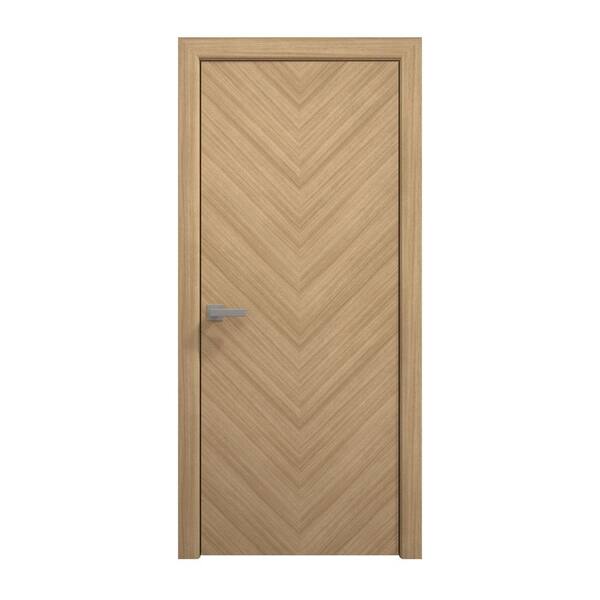 Sartodoors 24 in. x 80 in. Painted White Oak Color Solid Wood Swing ...