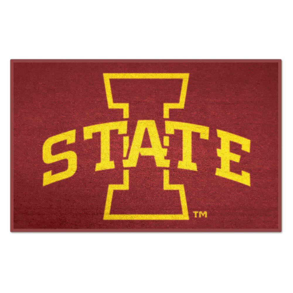 FANMATS NCAA Iowa State University Red 19 in. x 30 in. Indoor Starter ...