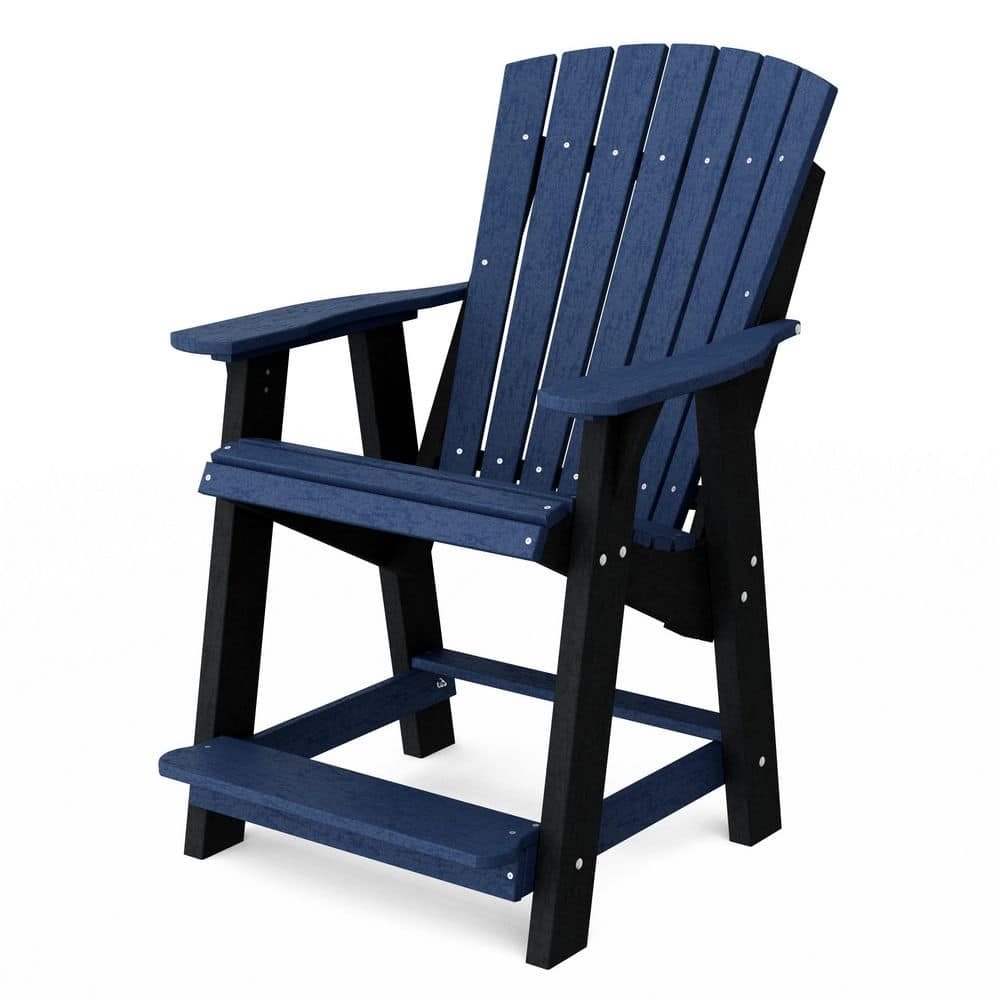 Wildridge Heritage Patriot Blue and Black Plastic Outdoor High ...