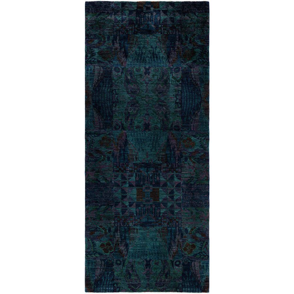 Chloe & Olivia Home Overdyed Multi 5 ft. x 12 ft. Solid Wool Indoor ...