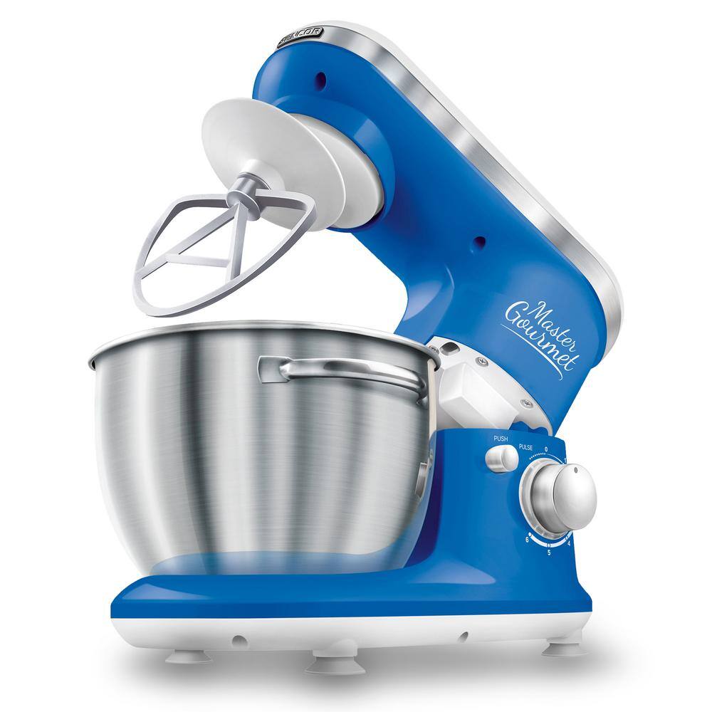 Sencor 4.2 Qt. 6-Speed Blue Stand Mixer with Dough Hook STM3622BL-NAA1 ...