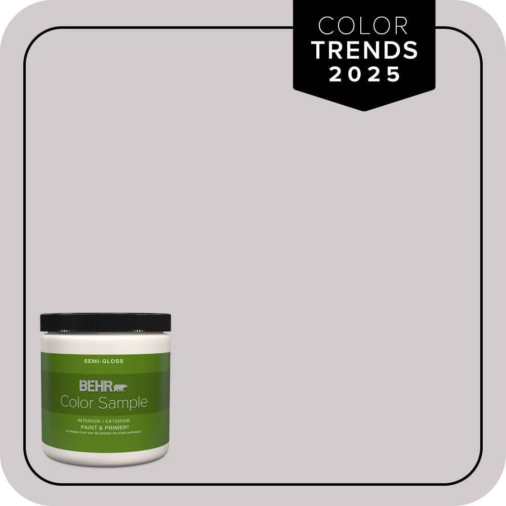 BEHR PREMIUM PLUS 8 oz. #MQ3-28 Rock Crystal Semi-Gloss Interior ...