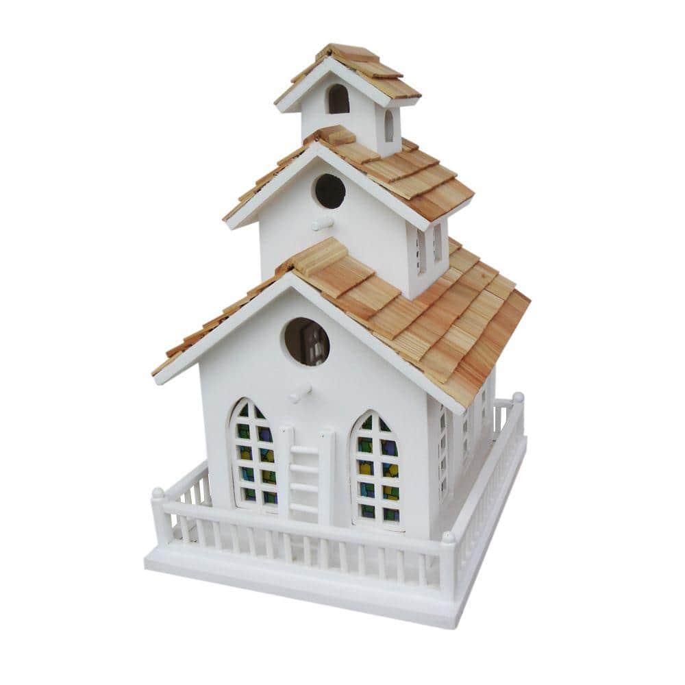 Home Bazaar Chapel Bell Birdhouse HB-2047 - The Home Depot