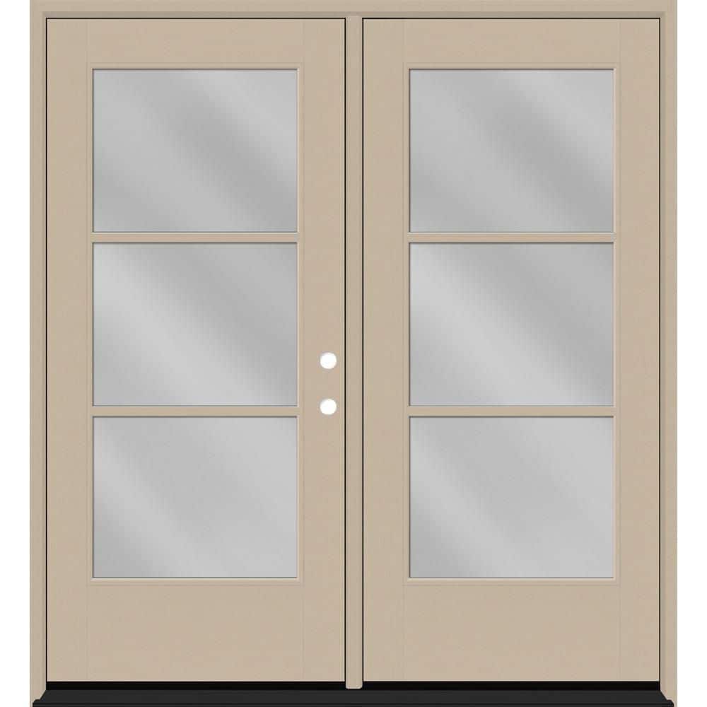 Steves & Sons Legacy 72 in. x 80 in. Icon 3L Modern Clear Glass ...