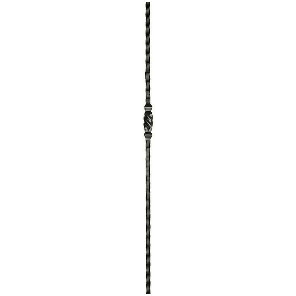 arteferro 44 in. x 9/16 in. Hammered With Single Forged Design Midnight ...