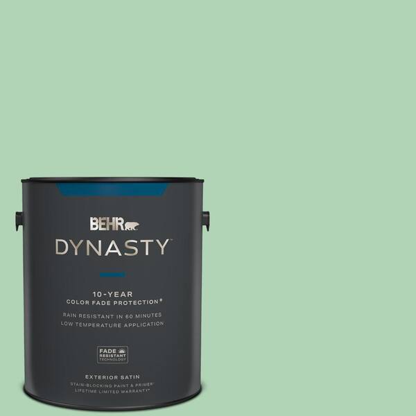 BEHR DYNASTY 1 gal. #M410-3 Enchanted Meadow Satin Enamel Exterior ...