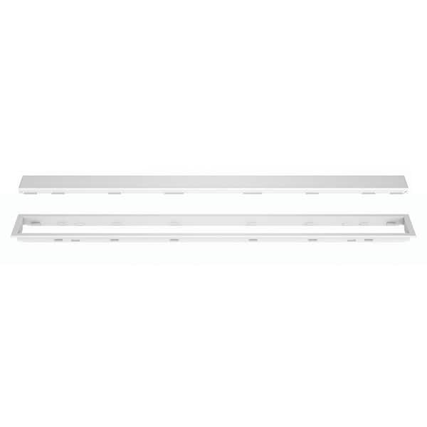 Schluter Kerdi-Line Matte White 62-15/16 in. Solid Linear Drain Grate ...