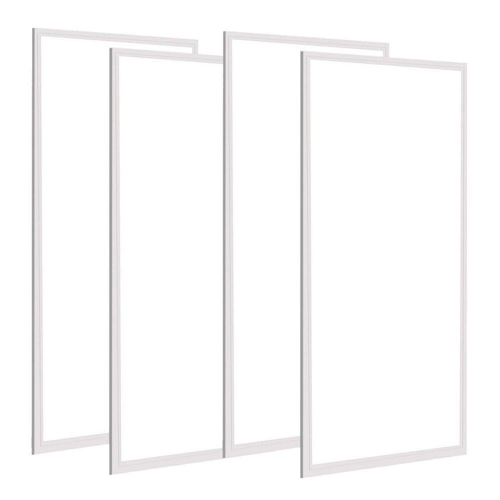 KOAOEIRS 7800 Lumens 2 ft. x 4 ft. Integrated LED Flat Panel Light Lay ...