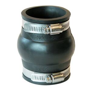 Fernco 2 in. x 2 in. DWV Flexible PVC Expansion Coupling PXJ-2 - The ...