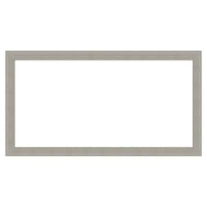 Amanti Art Woodgrain Stripe Grey 38 in. x 26 in. Wood Framed Dry Erase ...