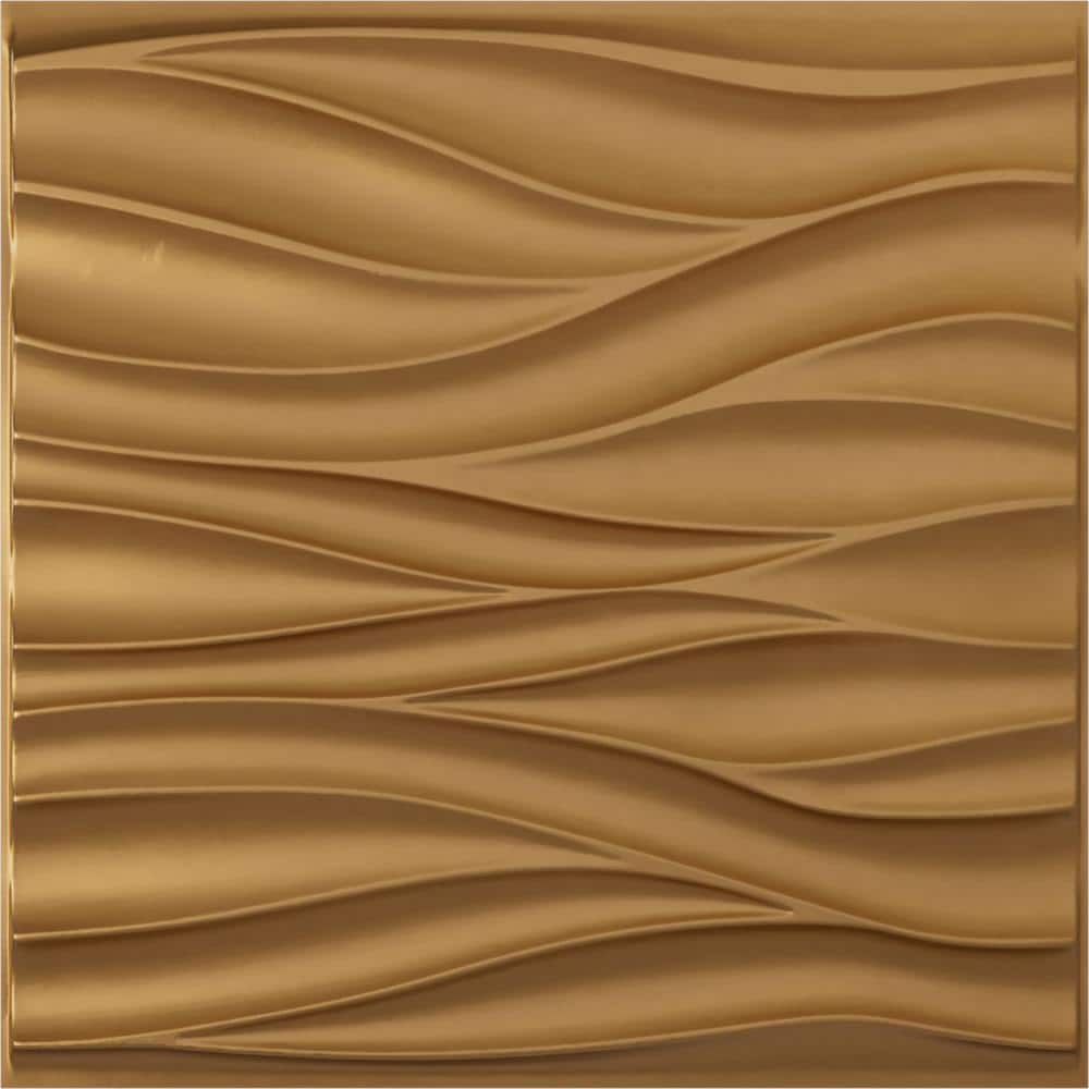 Ekena Millwork 19-5/8-in W x 19-5/8-in H Ripple EnduraWall Decorative ...