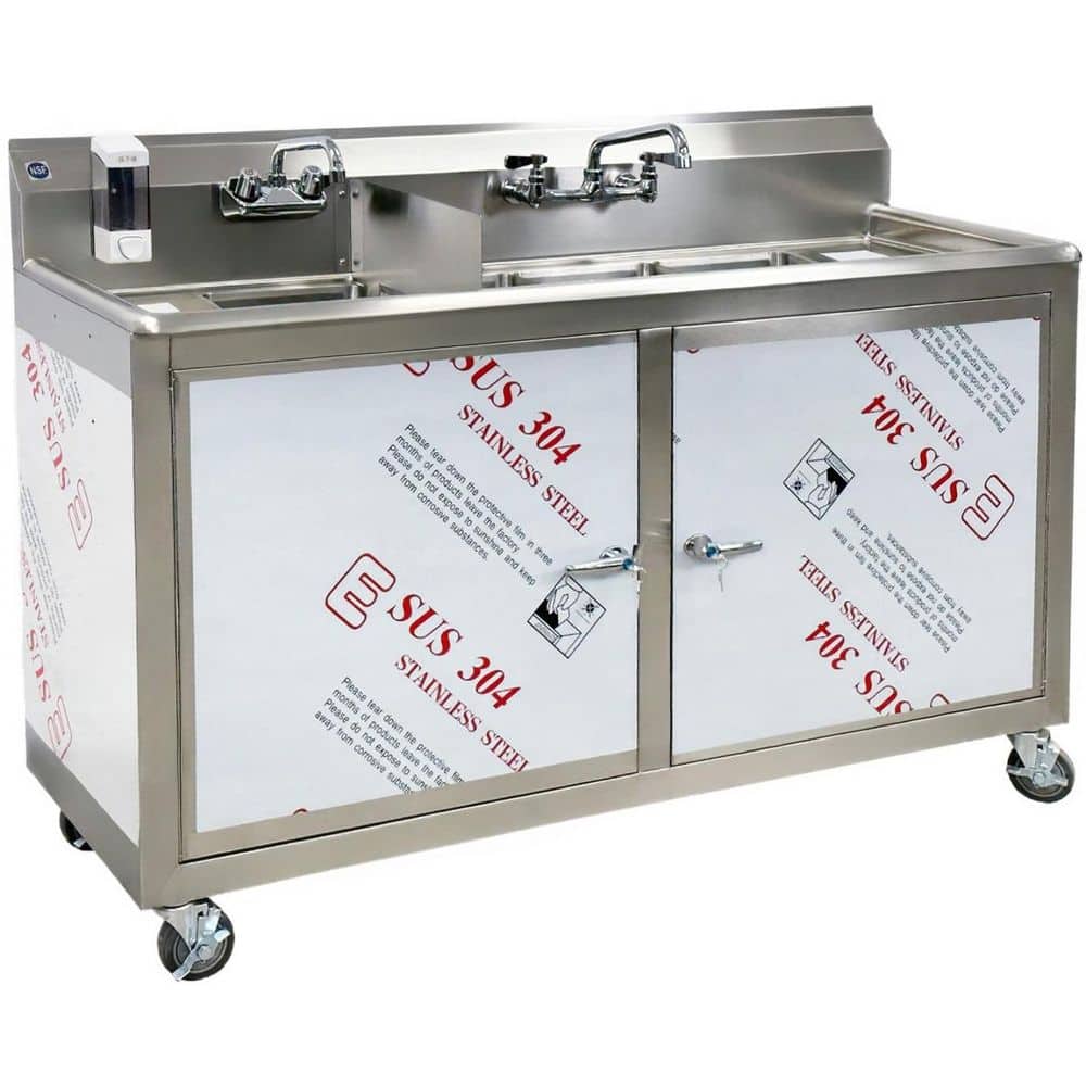 Elite Kitchen Supply 60 in. Freestanding Stainless Steel Commercial ...