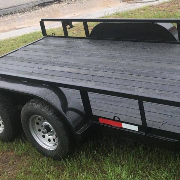 BestPLUS 2 in. x 6 in. x 8 ft. Black Recycled Plastic Edging Lumber G ...